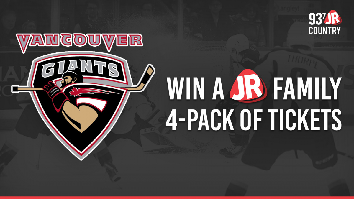 Win Vancouver Giants Tickets | 93.7 JR Country